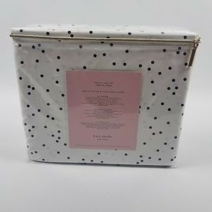 kate spade | Bedding | Kate Spade Confetti Dot Twin Xl Sheet Set White ...